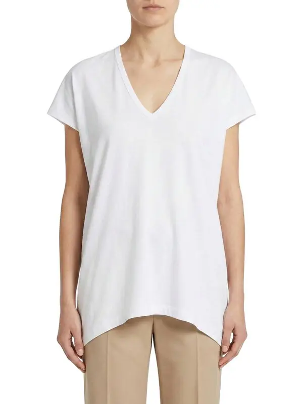 Dries Van Noten V-neck T-shirt - White