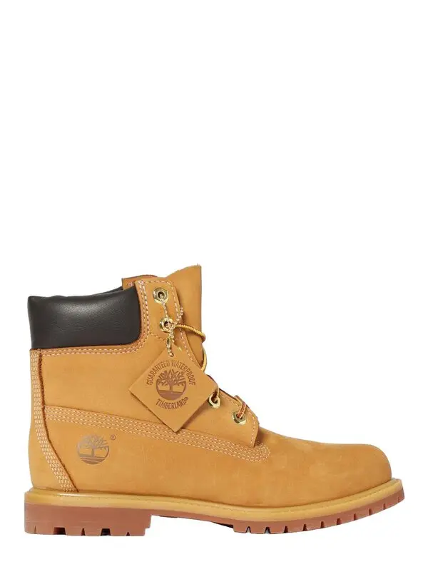 Timberland Premium 6-inch Lace Up Ankle Boots - Yellow