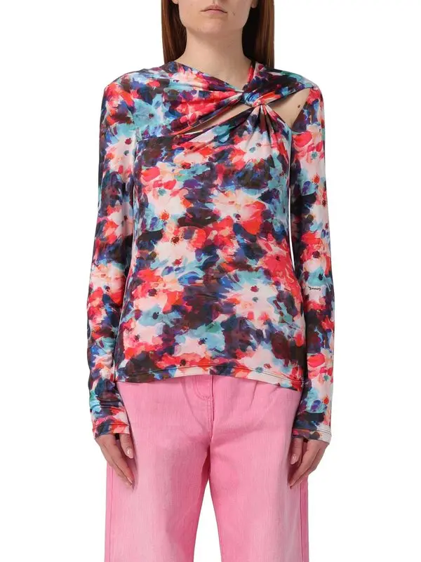 Patrizia Pepe Long Sleeve Printed Jumper - Multicolor