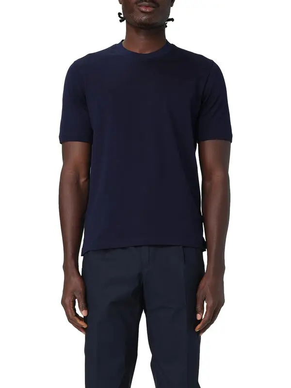 ZANONE T-shirt Colour - Blue