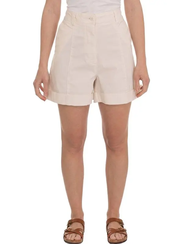 BOSS Cotton Twotone Shorts - White