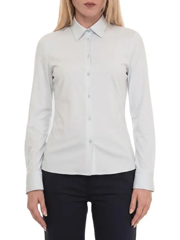 BOSS Cotton Shirt - Sky Blue