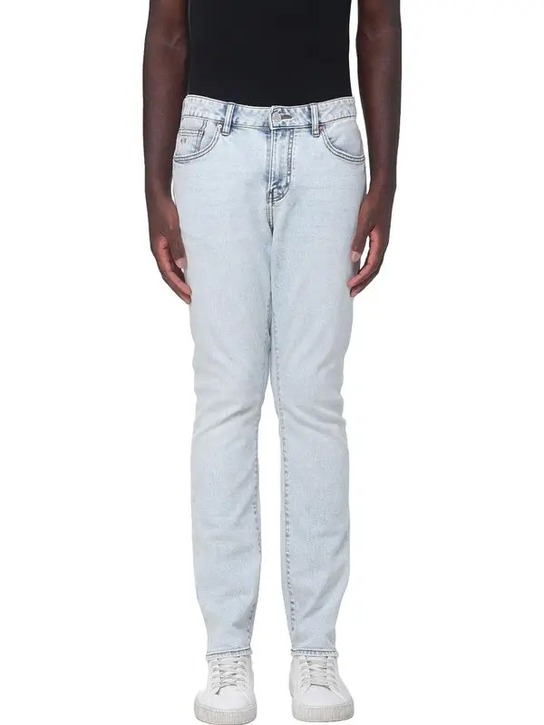 Armani Exchange Slim Fit Stretch Denim Jeans - Navy