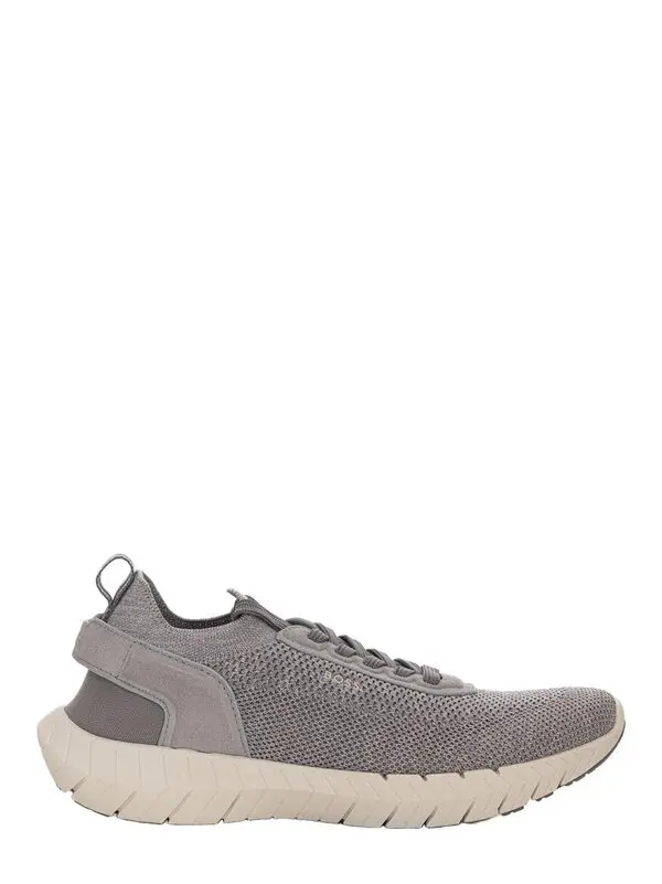 BOSS Low Top Trainers In Technical Fabric - Grey