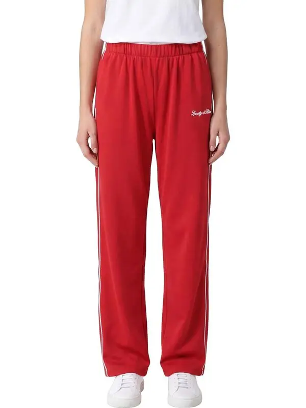 SPORTY & RICH Track Trousers - Red