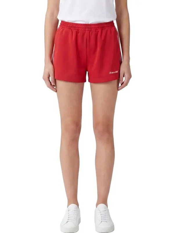 SPORTY & RICH Athletic Shorts - Red