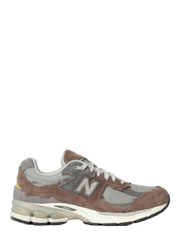 NEW BALANCE 2002r Suede And Mesh Trainers - Grey
