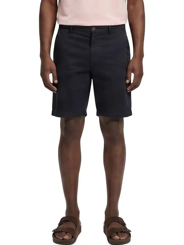 BOSS Cotton Chino Shorts - Blue