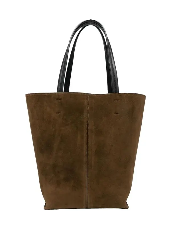 Phoebe Philo Suede Tote Bag - Green