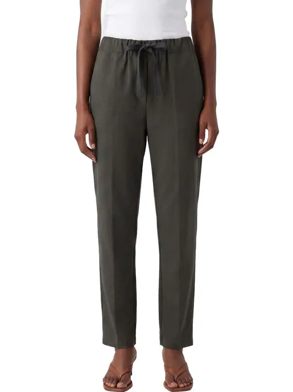 SEMICOUTURE Drawstring Waist Trousers - Green