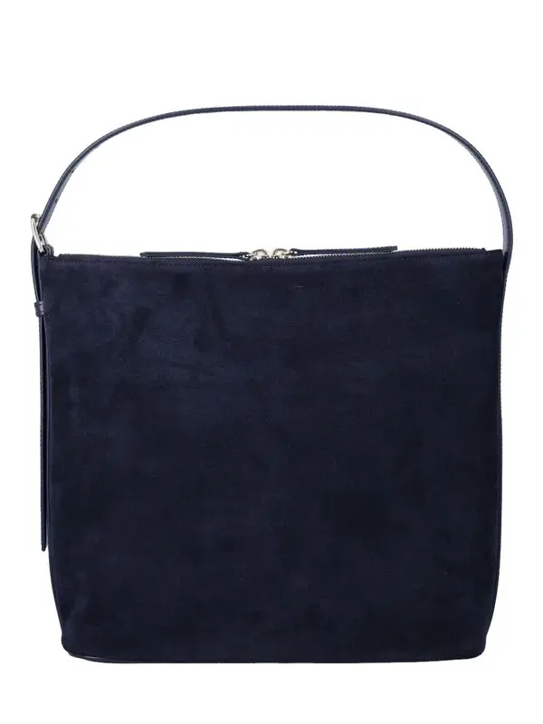 A.p.c. Suede Handbag - Navy