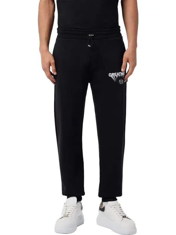 Philipp Plein Cotton Jogging Trousers - Black