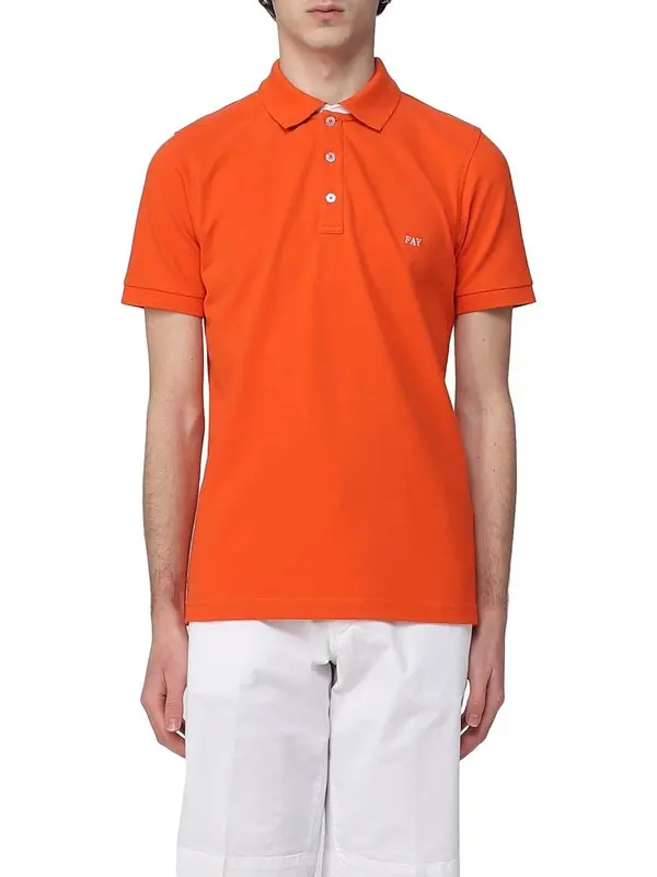 FAY Polo Shirt Colour - Orange