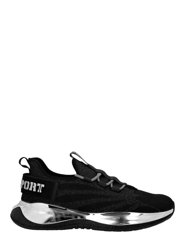 PLEIN SPORT The Iron Tiger Gen.x.02 Knit Sneakers - Black