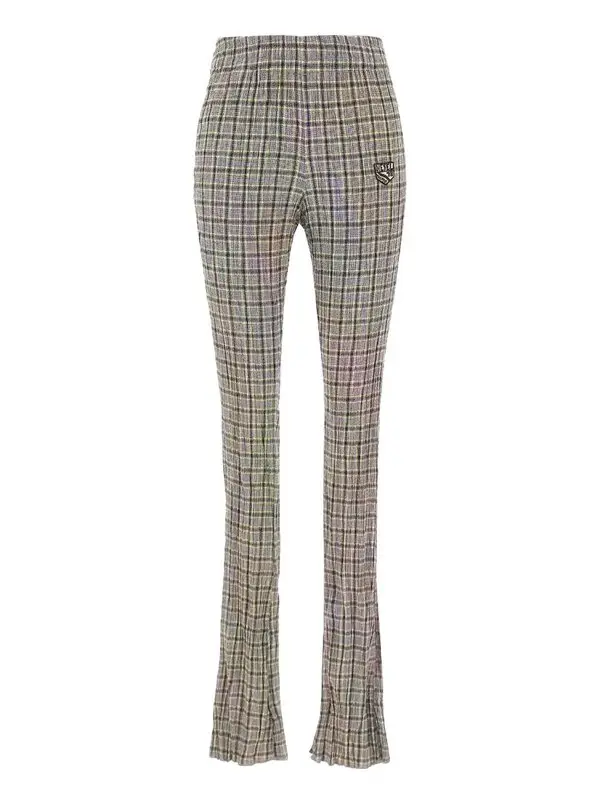 DIESEL® V-vicky Check Trousers - Grey