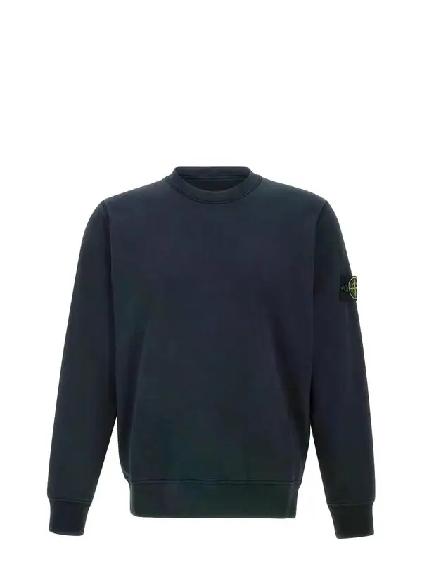 Stone Island Logo-patch Sweatshirt - Blue