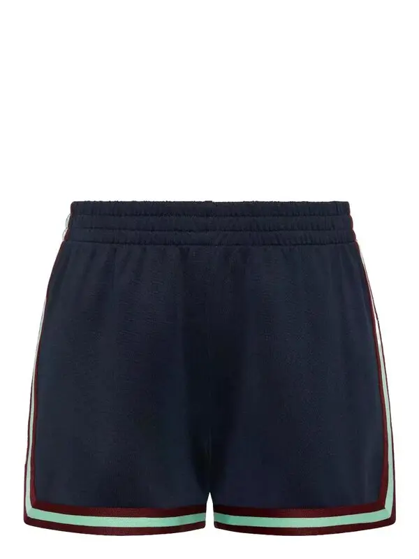 The Upside Cleopatra Striped-trim Shorts - Blue