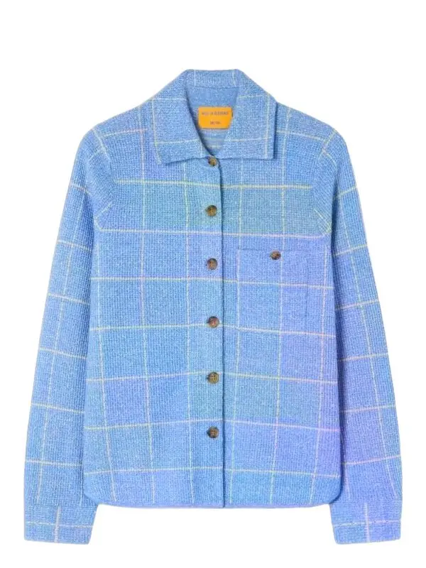 Guest In Residence Dylan Check-pattern Shirt - Blue