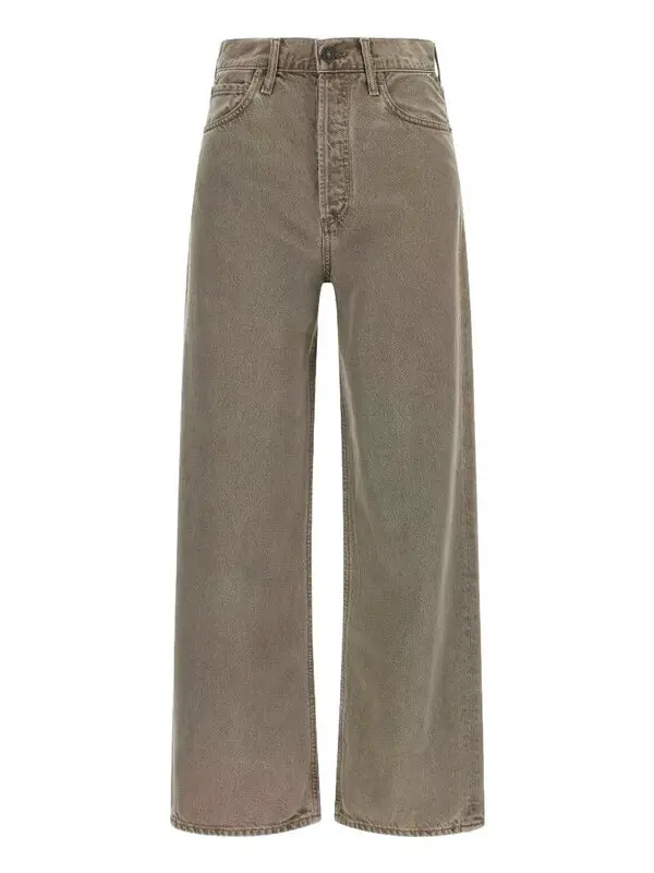 AGOLDE Flyweight Ren Wide-leg Jeans - Brown