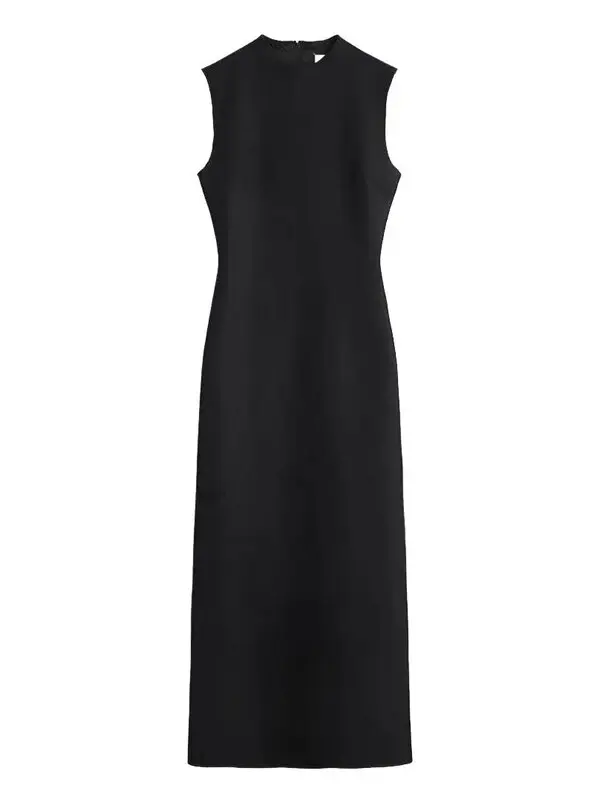 MAISON MARGIELA Sleeveless Midi Dress - Black
