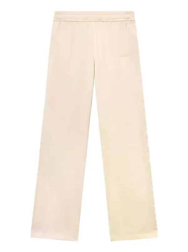 Off-White Diagonals Lace Satin Track Pants - Neutrals