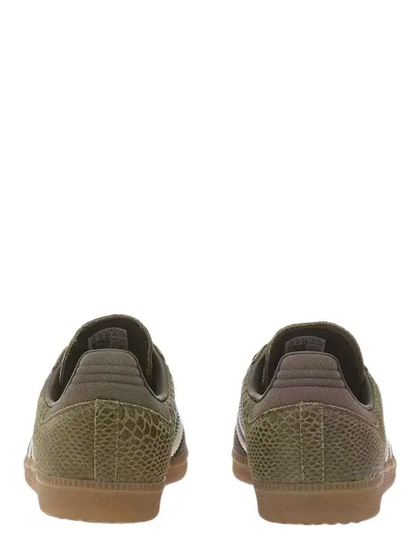 Adidas Samba Og Sneakers With Haptic Snake Pattern - Green
