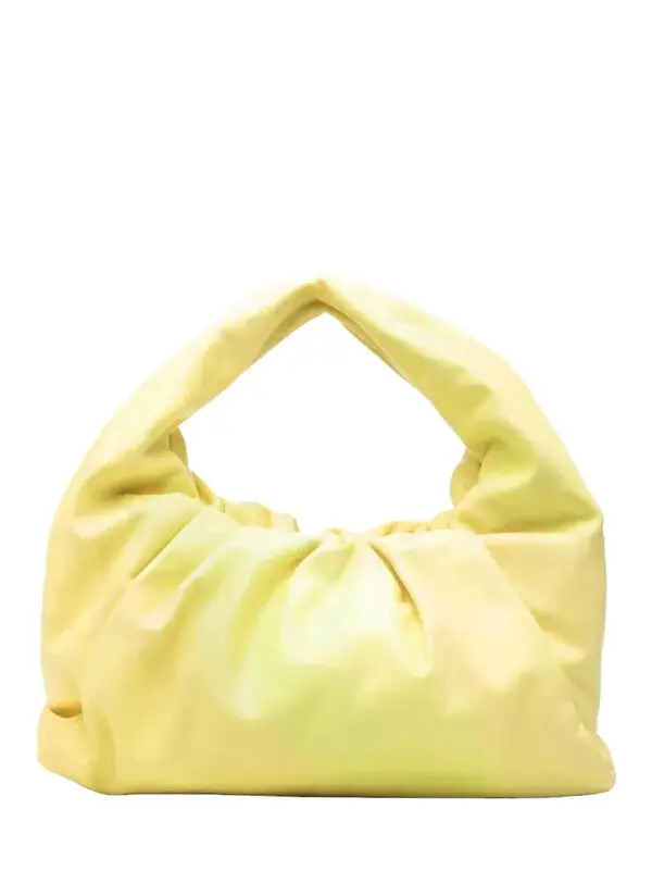 Bottega Veneta Lambskin The Pouch Shoulder Bag - Yellow