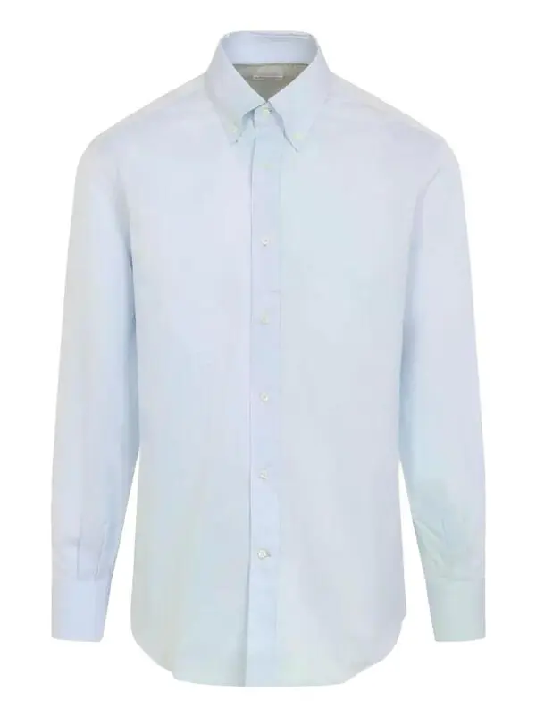 Brunello Cucinelli Button-down Collar Shirt - Blue
