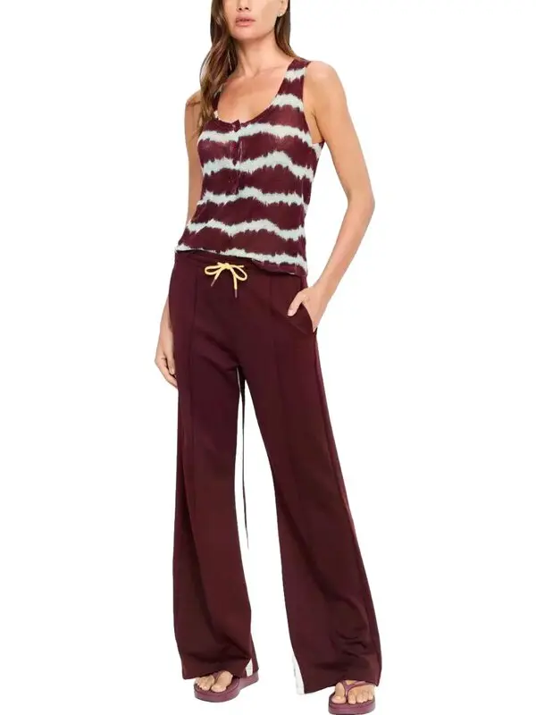 The Upside Marnie Wide-leg Track Pants - Brown