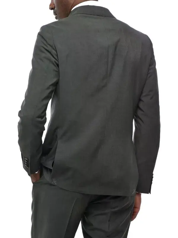 Corneliani Single-breasted Flap-pocket Suit - Grey