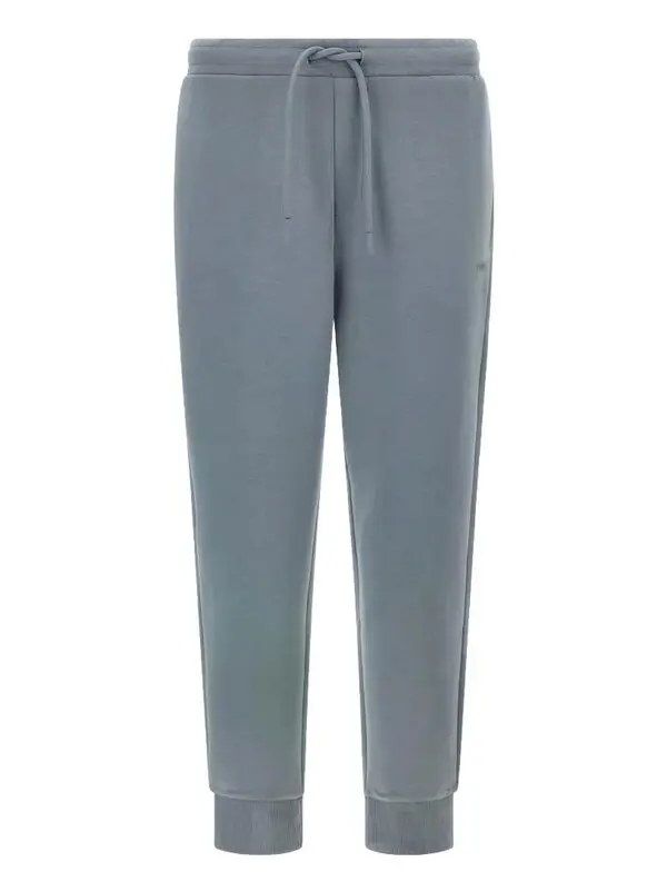 BOSS Logo-print Drawstring Track Pants - Grey