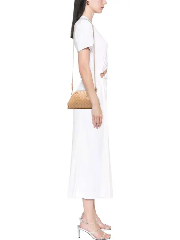 Bottega Veneta Nappa Intrecciato Mini Pouch Crossbody Bag - Brown