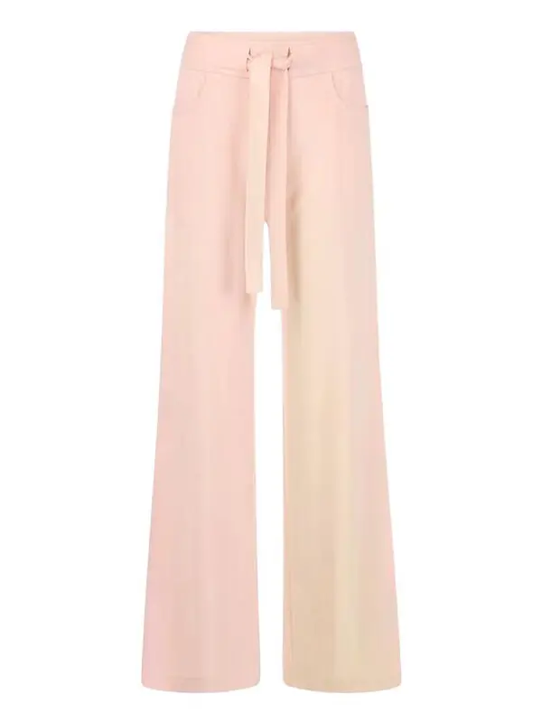 MARCCAIN Belted Wide-leg Trousers - Pink