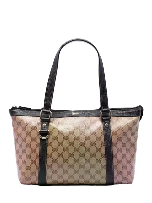 Gucci 2016-2026 Gg Crystal Abbey D Ring Tote Bag - Neutrals