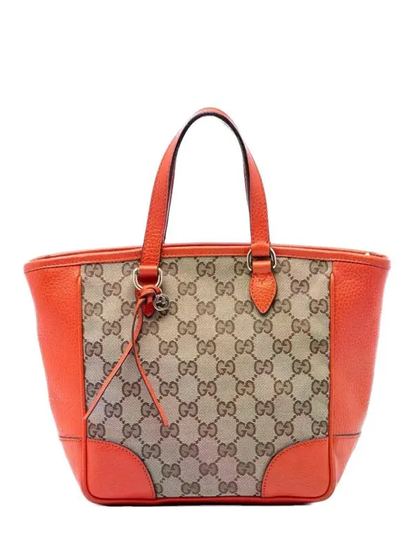 Gucci 2016-2026 Small Gg Canvas Bree Satchel - Neutrals