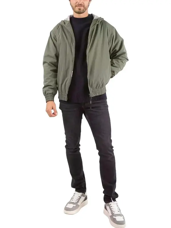 Aspesi Zip-up Hooded Jacket - Green