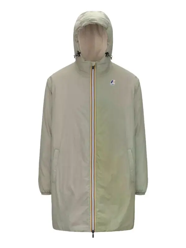 K-WAY Le Vrai 4.0 Eiffel East Orsetto Coat - Neutrals