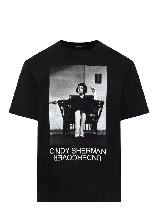 Undercover Cindy Sherman Untitled 16 Print T-shirt - Black