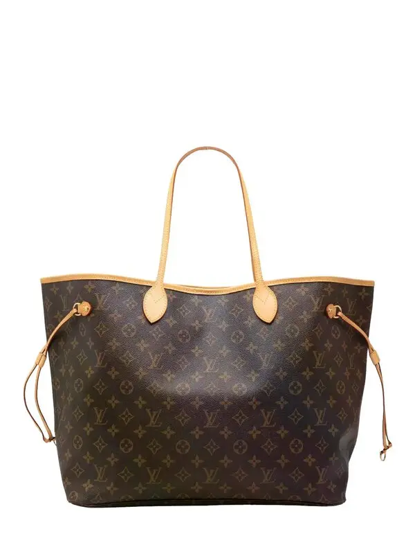 LOUIS VUITTON 2007 Monogram Neverfull Gm Tote Bag - Brown