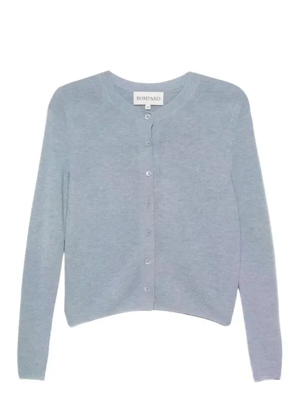 Eric Bompard Plain-knit Cardigan - Blue
