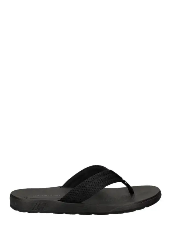 Tommy Hilfiger Mesh-strap Flip-flops - Black