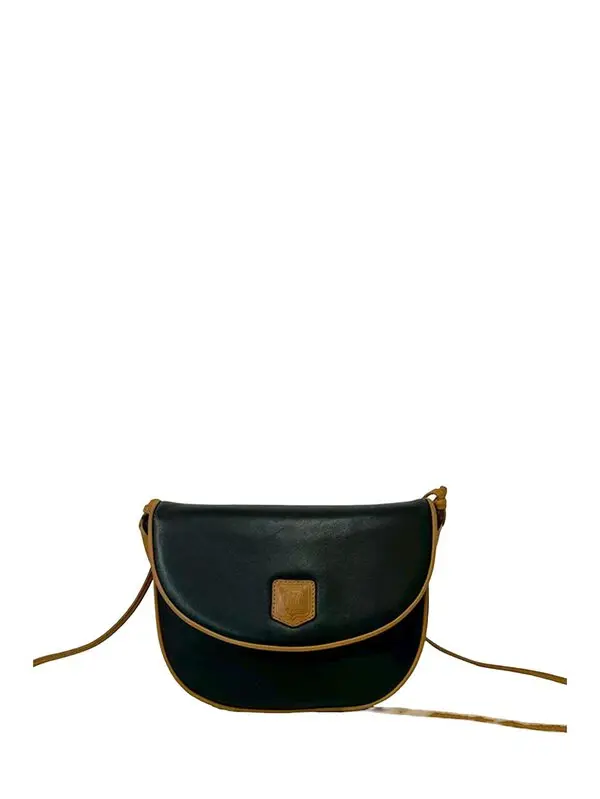 Celine Leather Crossbody Bag - Black