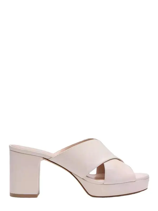 STUART WEITZMAN Dayna Crossover Platform Sandals - Pink