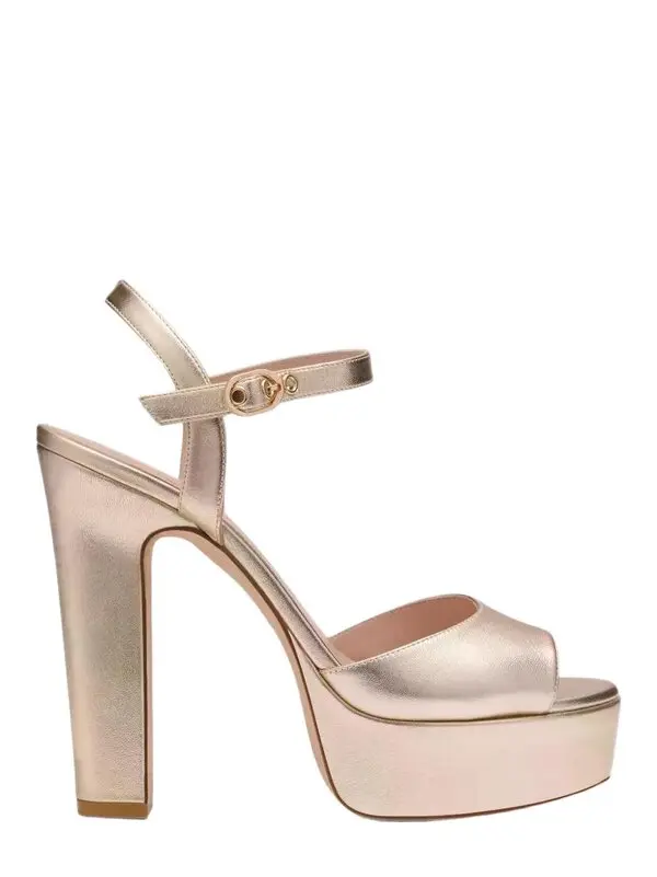 STUART WEITZMAN Reade Platform Sandals - Neutrals