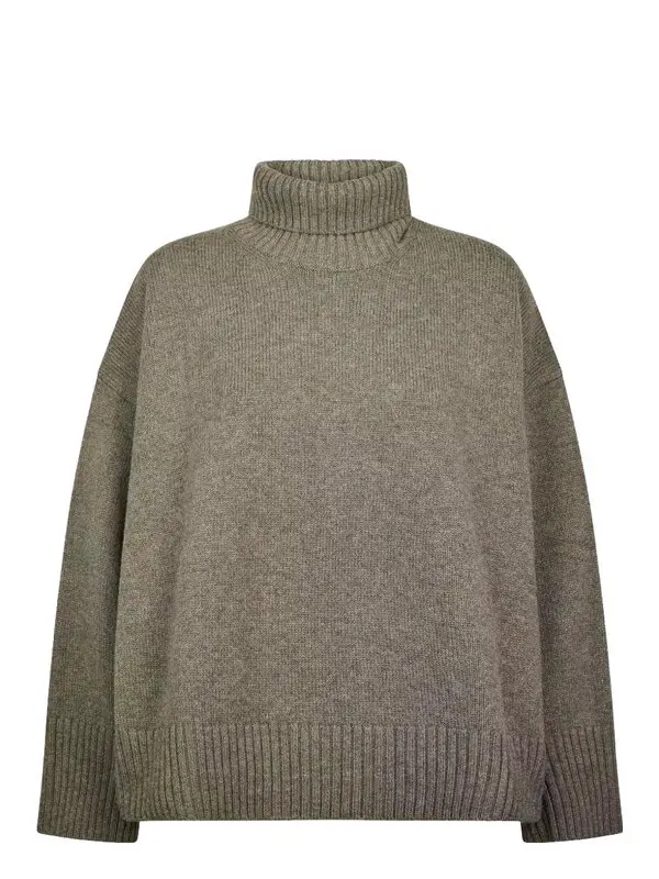 Soeur Wool Roll Neck Sweater - Grey