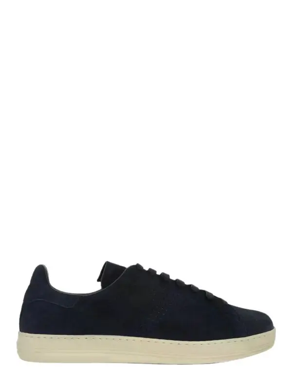 TOM FORD Perforated Detail Lace-up Sneakers - Blue