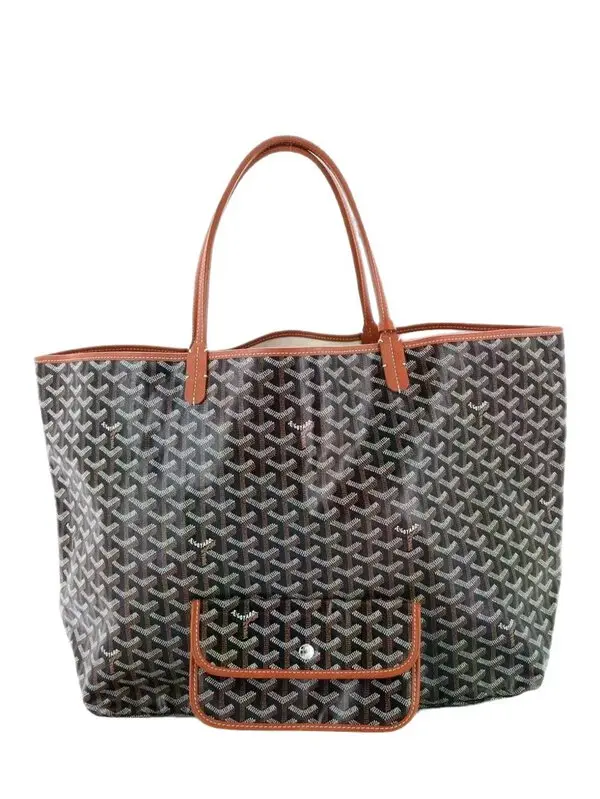 Goyard Saint Louis Claire Voie Coated Canvas Gm Tote Bag - Brown