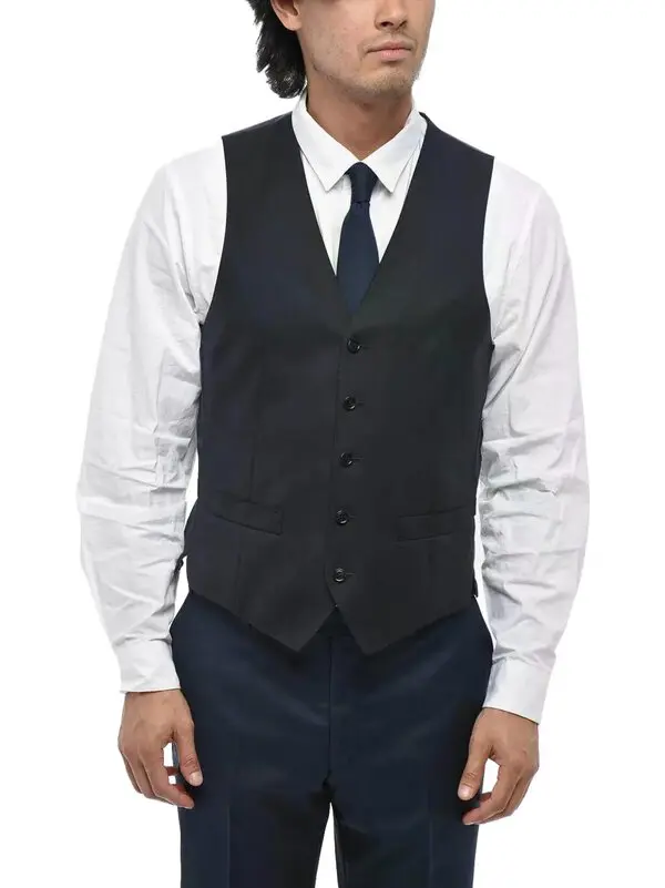 Corneliani Single-breasted Waistcoat - Black