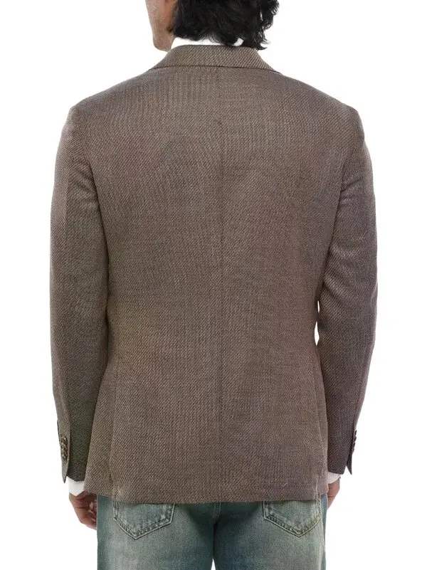 Corneliani Single-breasted Blazer - Brown
