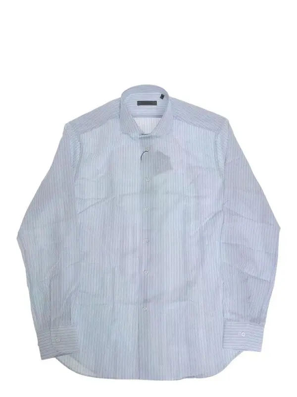 Corneliani Striped Long-sleeve Shirt - White